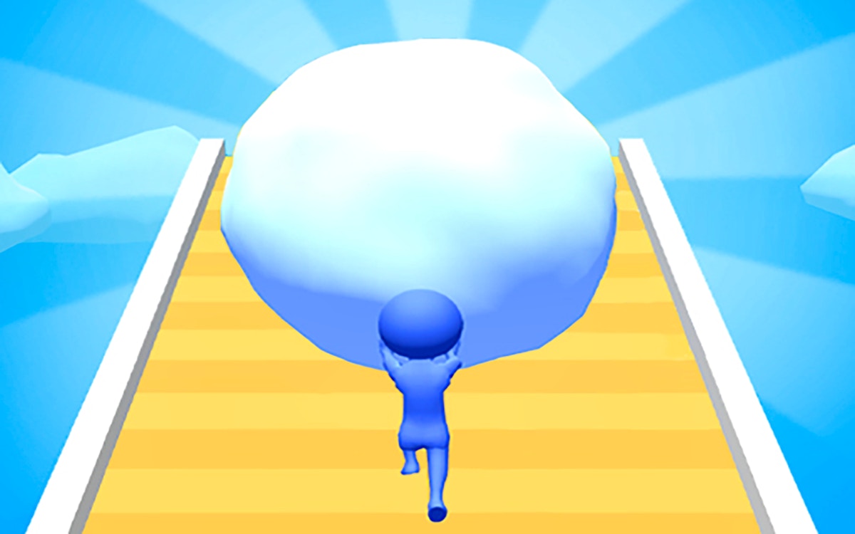 Snowball Rush 3d 🕹️ Play Now on GamePix