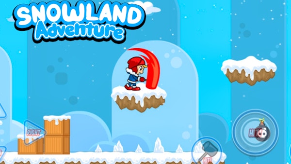 Snowland Adventure 🕹️ Play Now on GamePix