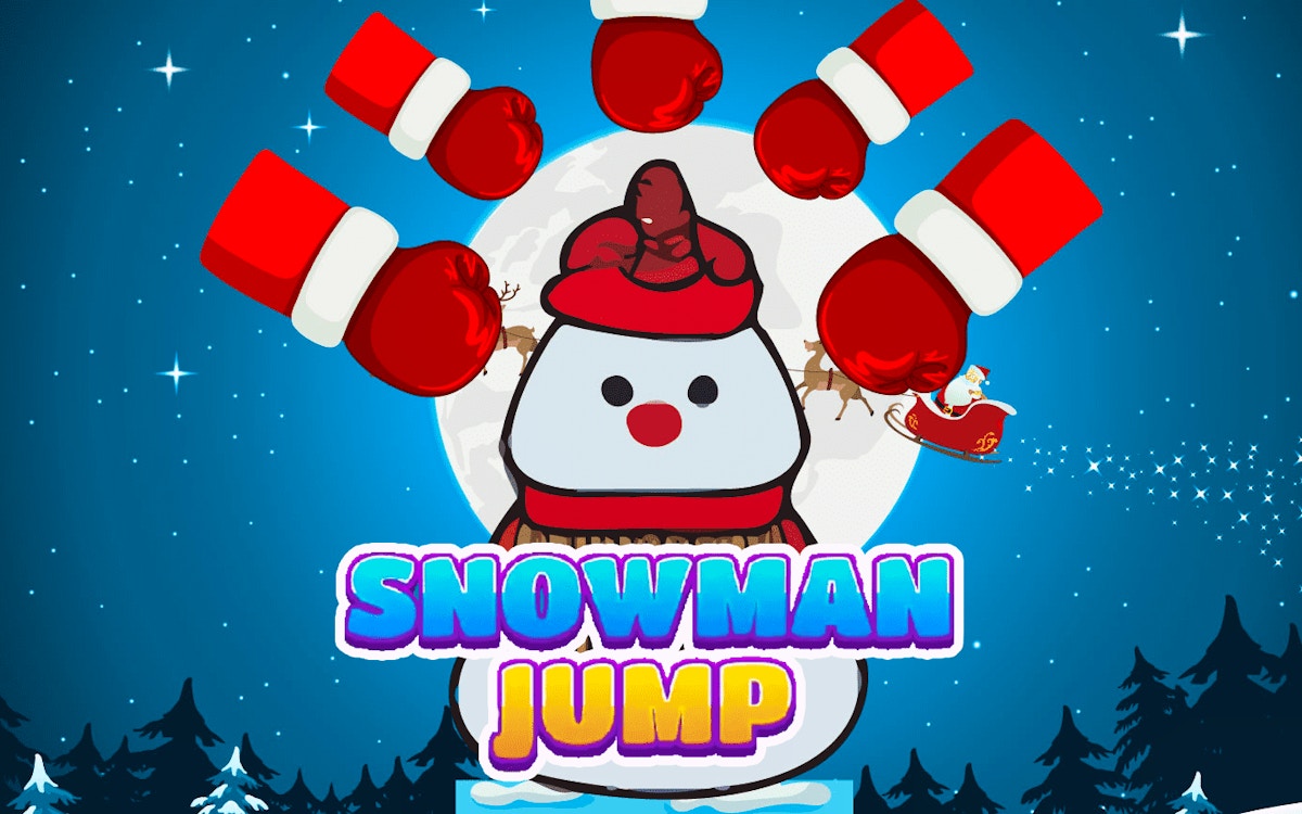 Snowman Jump 🕹️ Play Now on GamePix