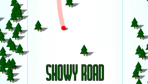 Snowy Road 🕹️ Play Now on GamePix