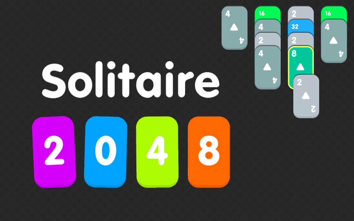 Solitaire Puzzle 2048 🕹️ Play Now on GamePix
