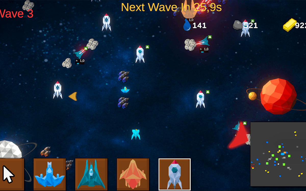 Space Builder Defender 🕹️ Play Now on GamePix