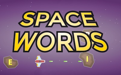 Space Words 🕹️ Play Now on GamePix