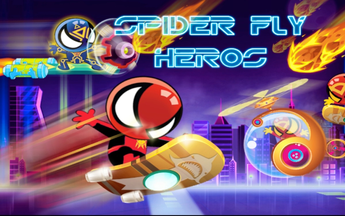 Spider Fly Heros 🕹️ Play Now on GamePix