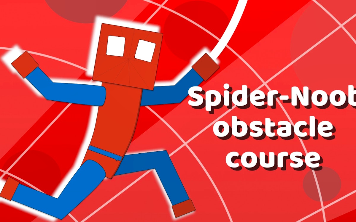 Spider-noob Obstacle Course 🕹️ Play Now on GamePix
