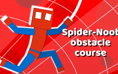 Spider-noob Obstacle Course 🕹️ Play Now on GamePix