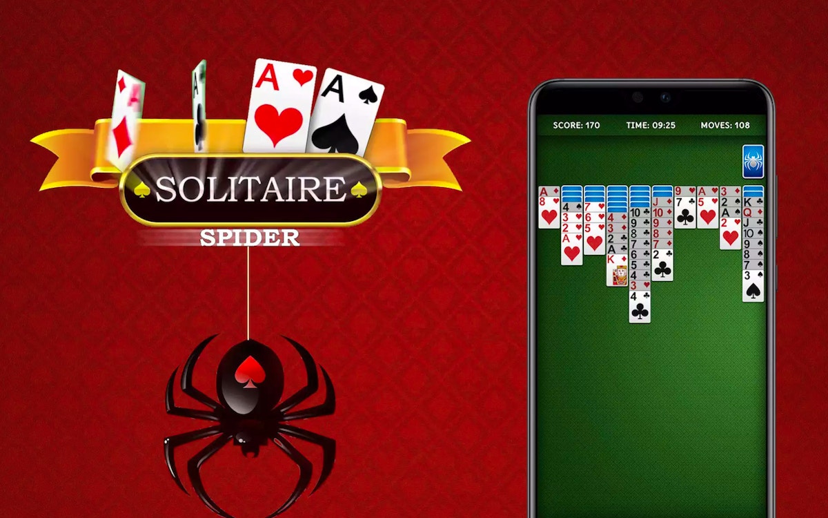 Spider Solitaire Deluxe 🕹️ Jetzt spielen auf GamePix
