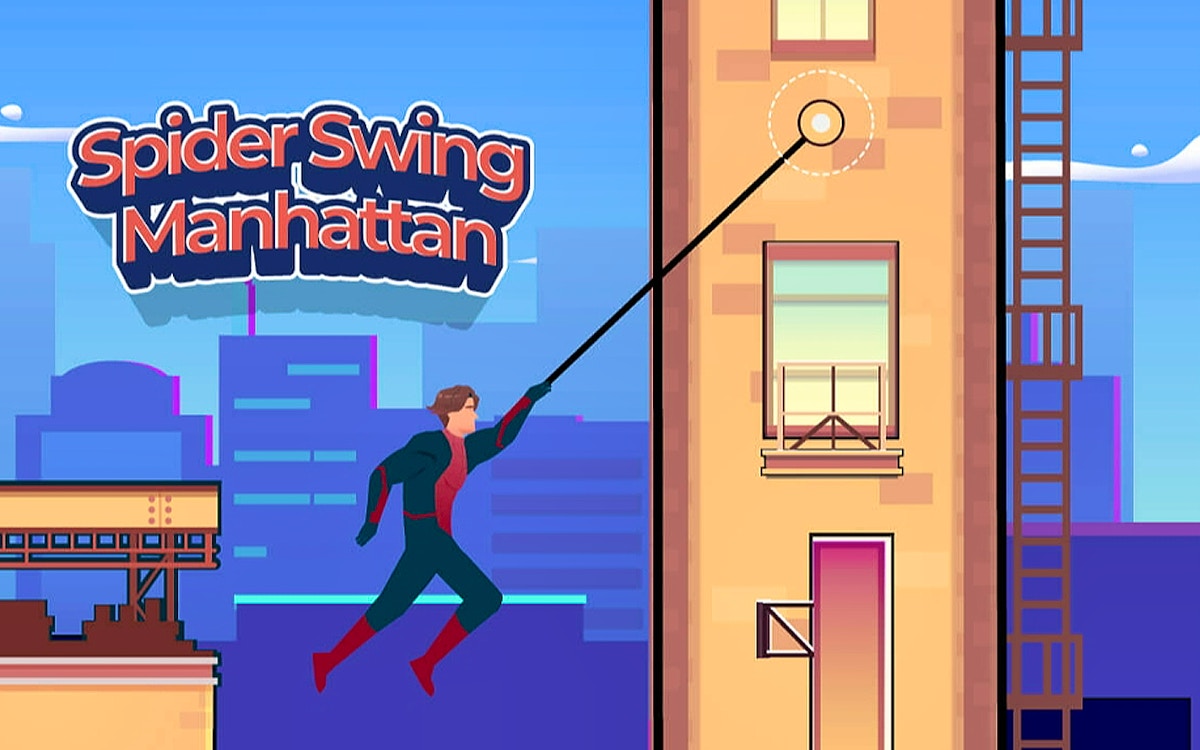 Spider Swing Manhattan 🕹️ Play Now on GamePix