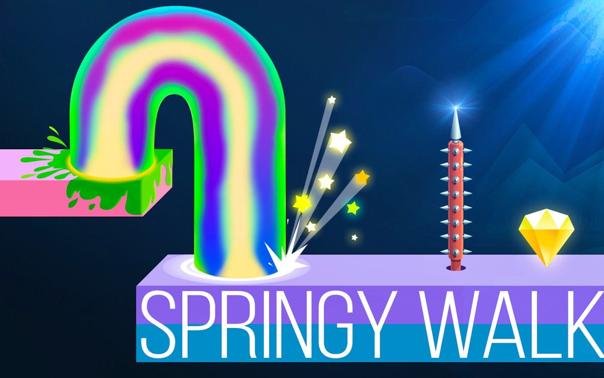 Springy Walk 🕹️ Play Now on GamePix