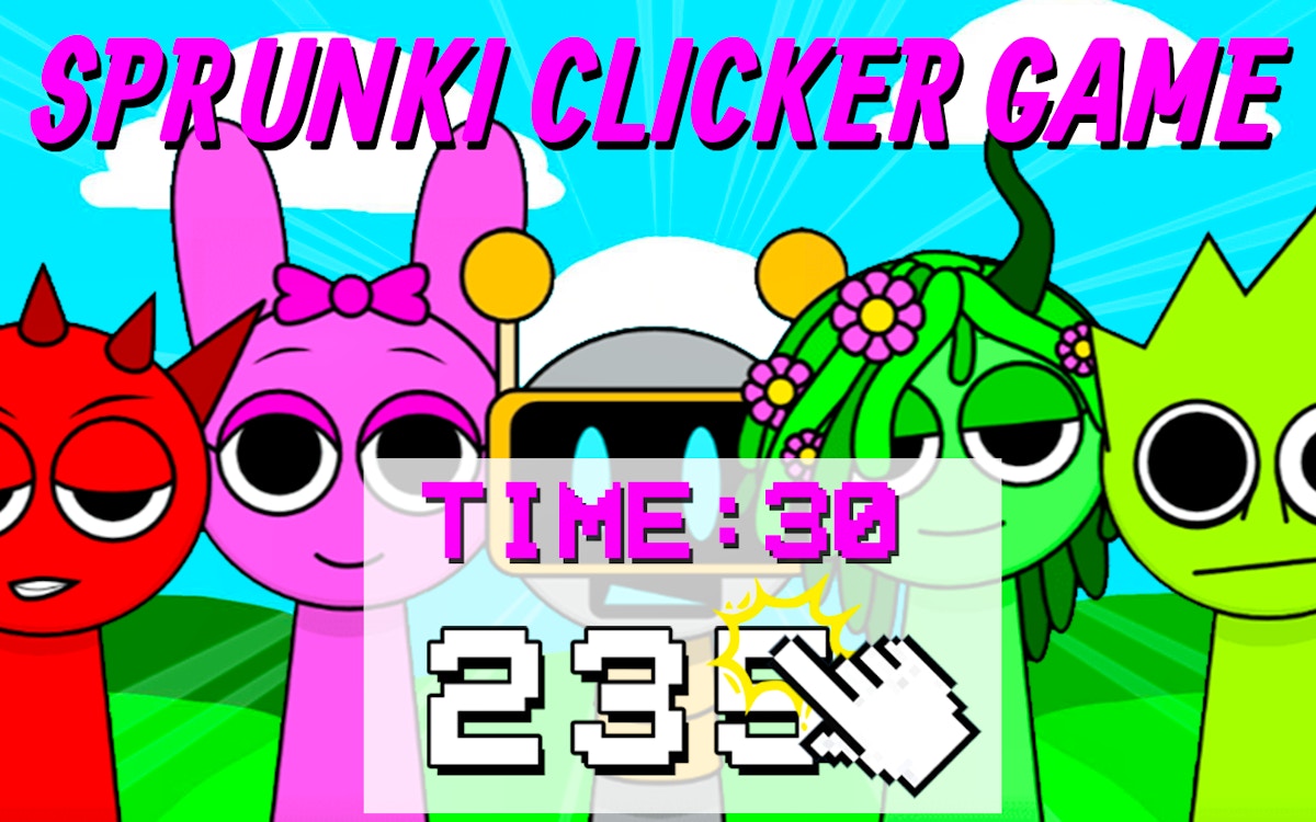 Sprunki Clicker Game 🕹️ Play Now on GamePix