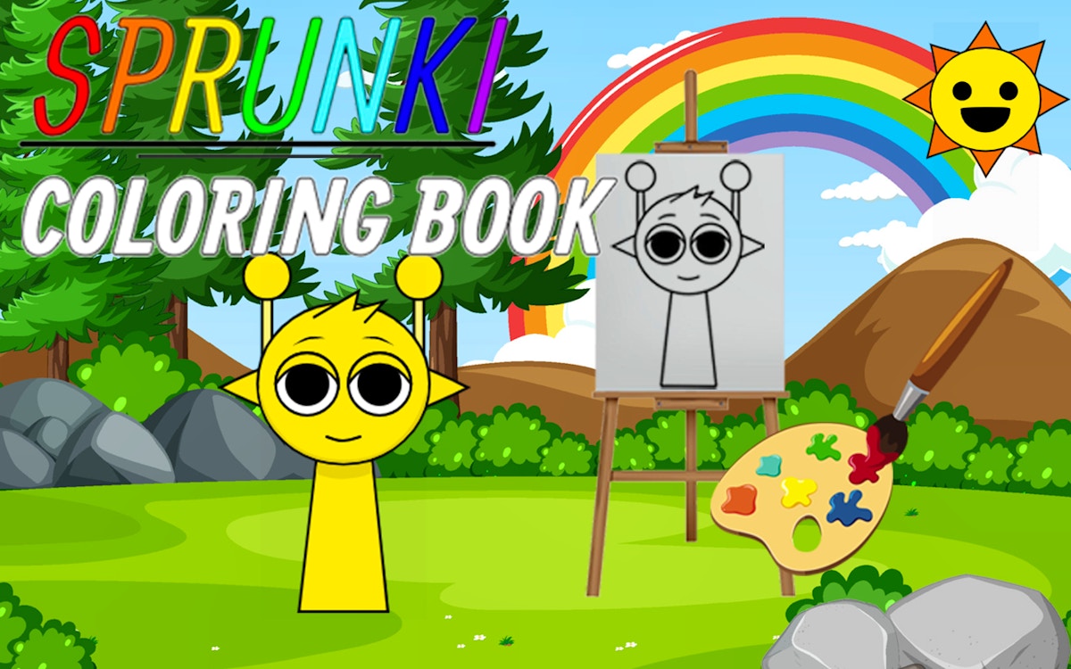 Sprunki Coloring Books 🕹️ Play Now on GamePix