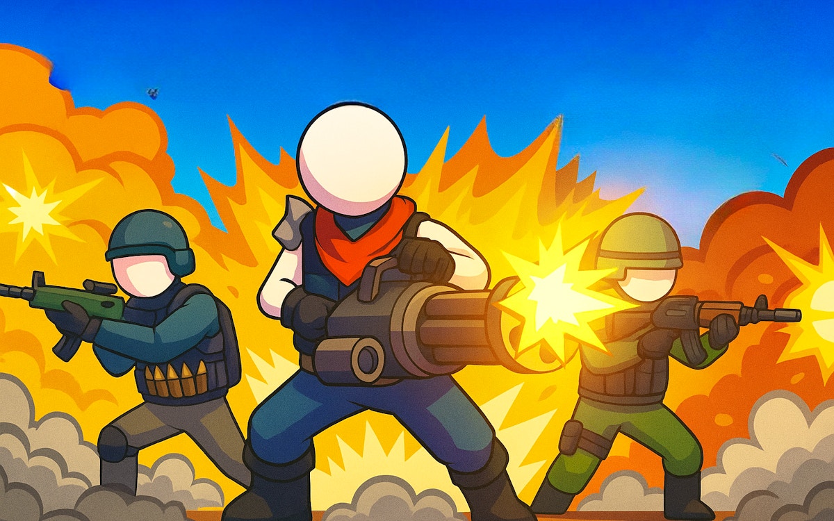 Squad Shooter 3d - Army Commando Gun Battle Game 🕹️ Play Now on GamePix