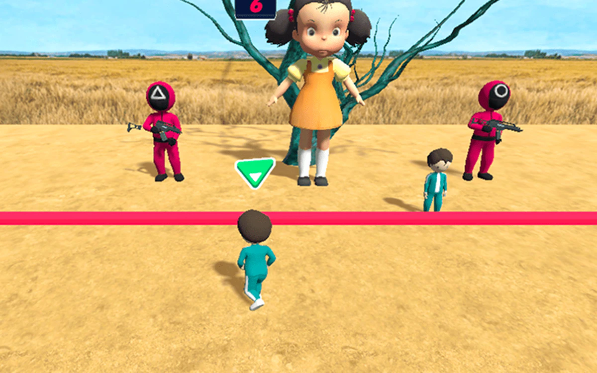 Squid Game Race 3d 🕹️ Play Now on GamePix