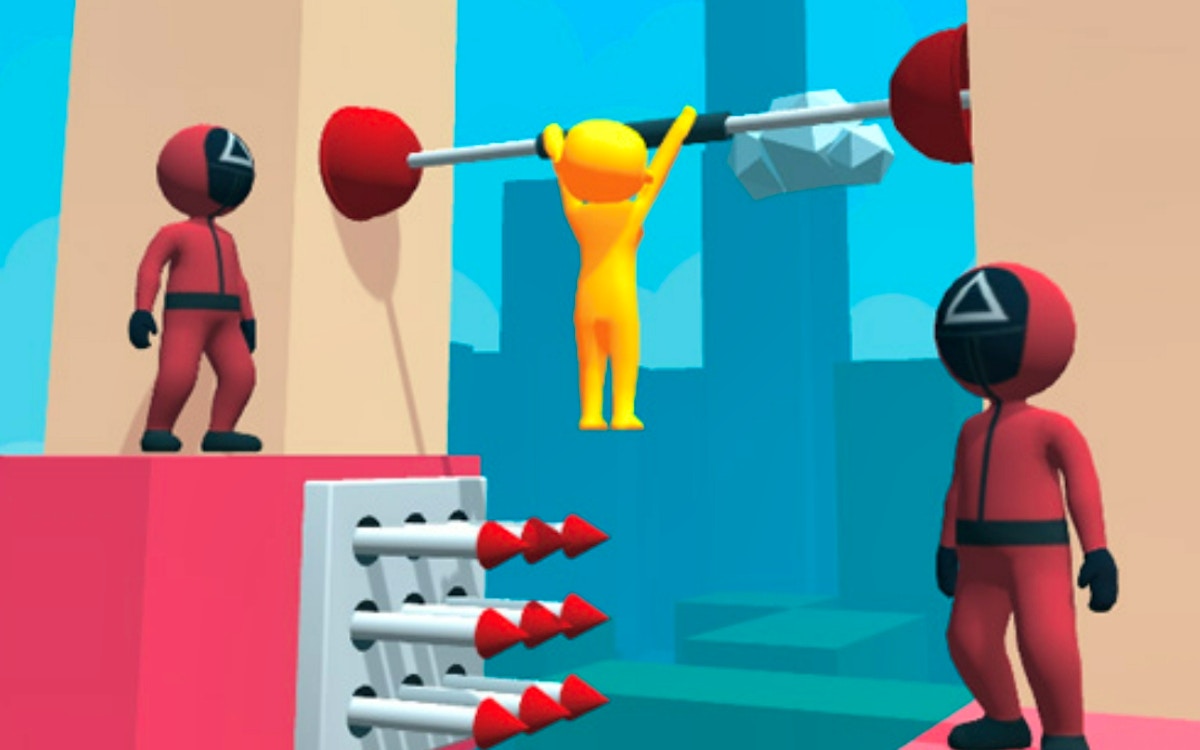 Squidly Escape Fall Guy 3d 🕹️ Play Now on GamePix