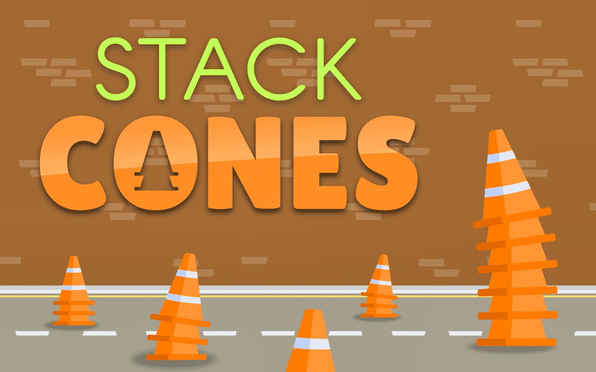 Stack Cones 🕹️ Play Now on GamePix