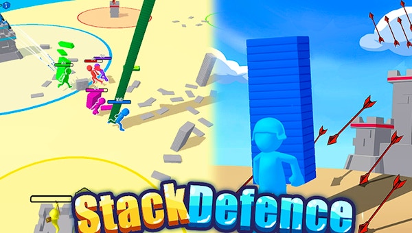 Stack Defence 🕹️ Play Now on GamePix