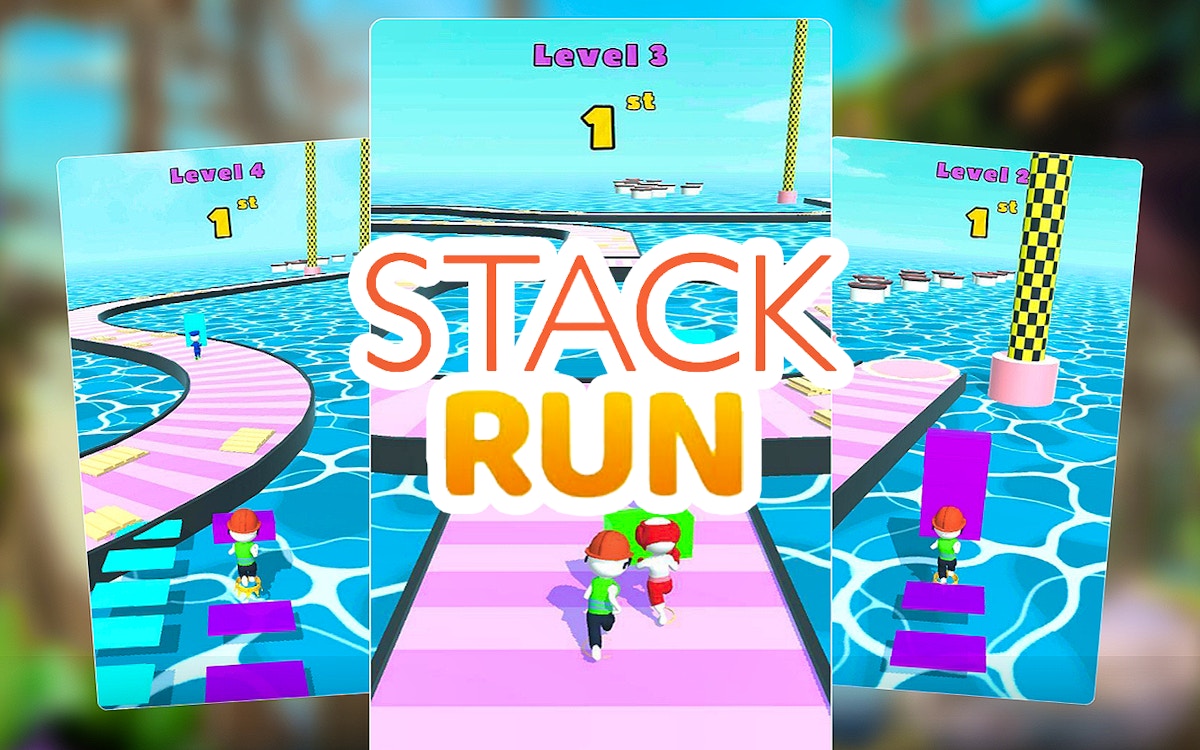 Stack Run 🕹️ Play Now on GamePix