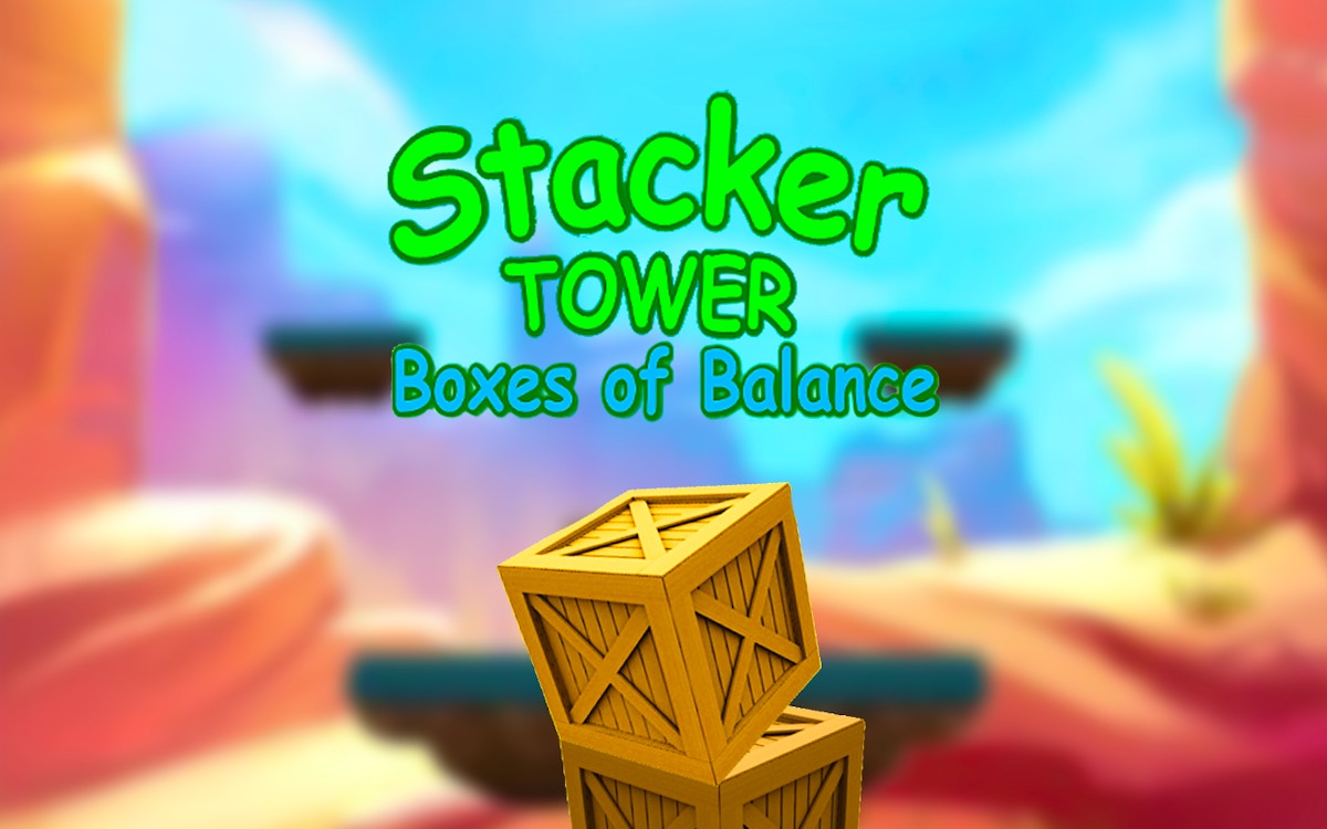 Stacker Tower Boxes Of Balance 🕹️ Play Now on GamePix
