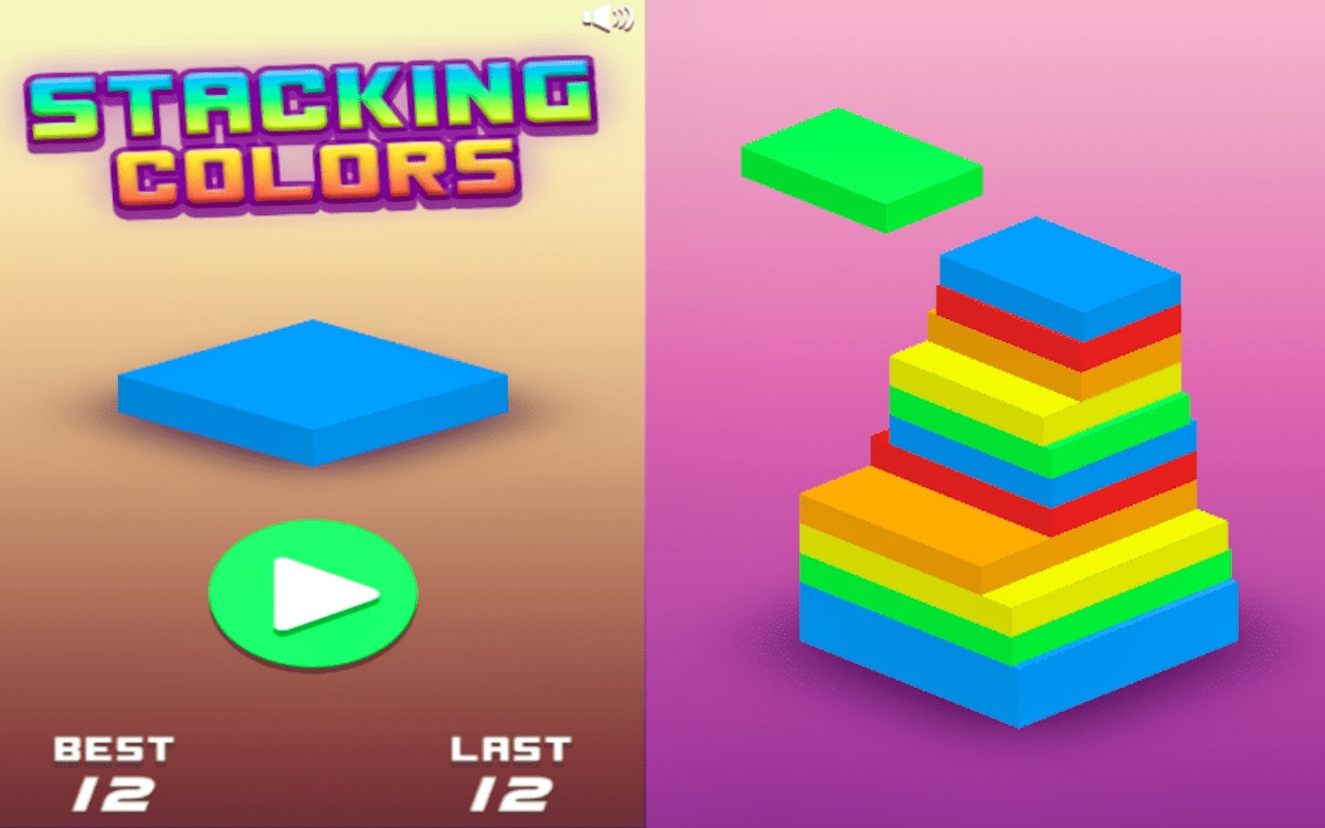 Stacking Color 🕹️ Play Now on GamePix