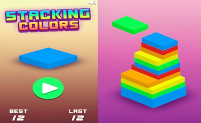 Stacking Color 🕹️ Play Now on GamePix