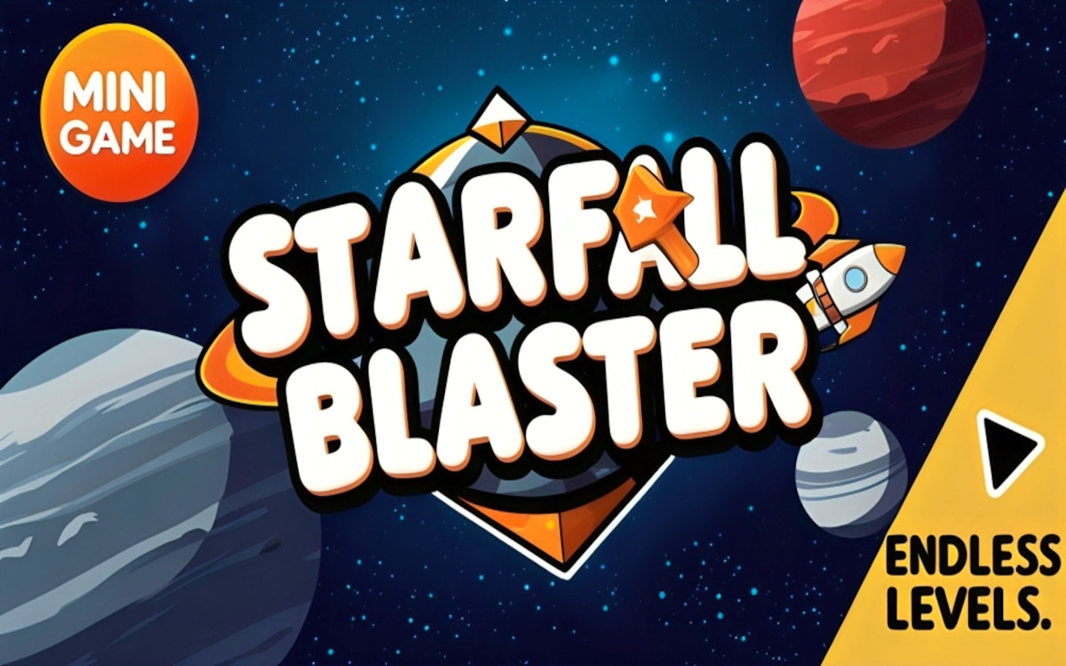 Starfall Blaster 🕹️ Joue Maintenant sur GamePix