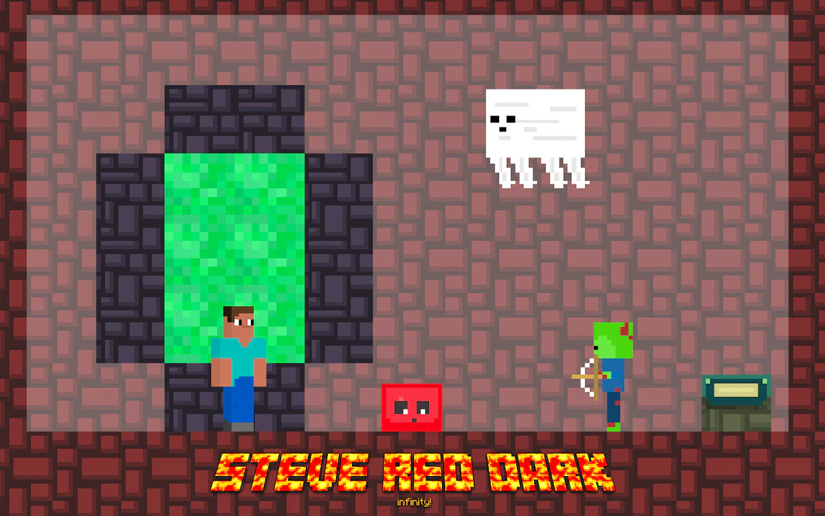 Steve Red Dark 🕹️ Play Now on GamePix