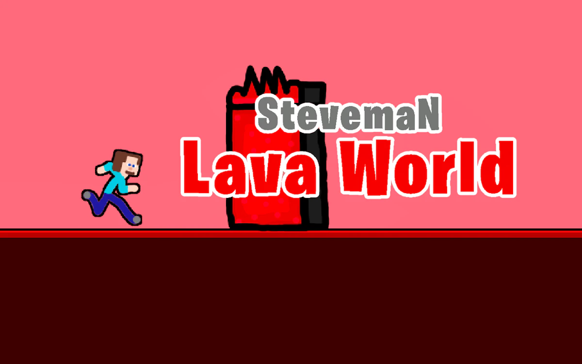 Steveman Lava World 🕹️ Play Now on GamePix