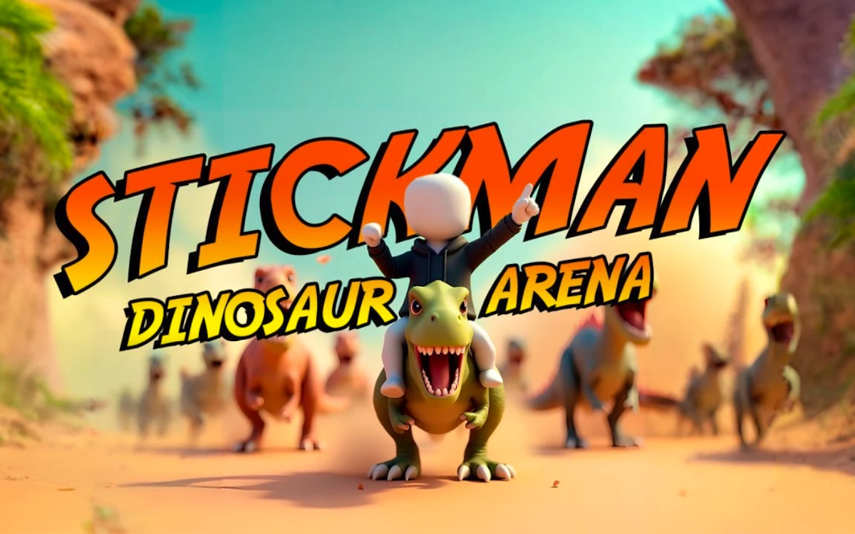 Stickman. Dinosaur Arena 🕹️ Play Now on GamePix