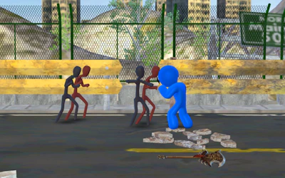 Stickman Fighter 3d: Fists Of Rage 🕹️ Παίξτε τώρα στο GamePix