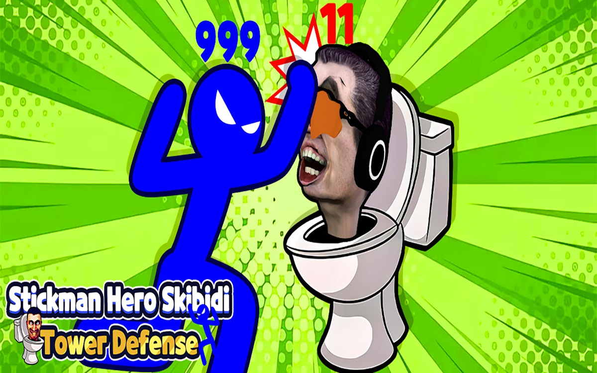 Stickman Hero Skibidi Tower Defense 🕹️ Play Now on GamePix