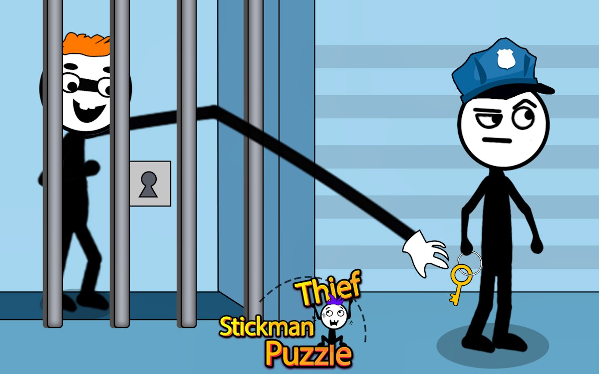 Stickman Thief Puzzle 🕹️ Play Now on GamePix