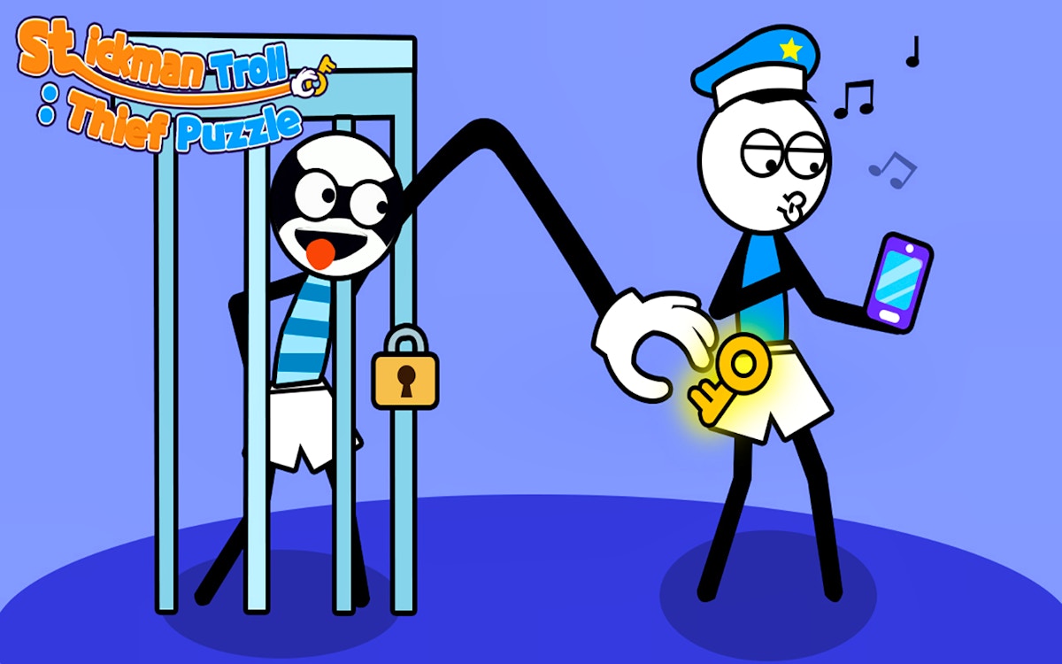 Stickman Troll Thief Puzzle 🕹️ Play Now on GamePix