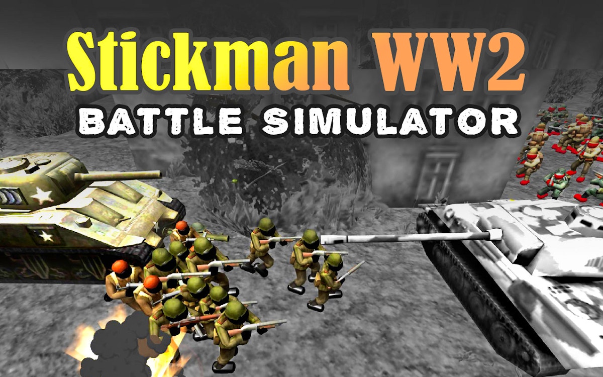 Stickman Ww2 Battle Simulator 🕹️ Play Now on GamePix