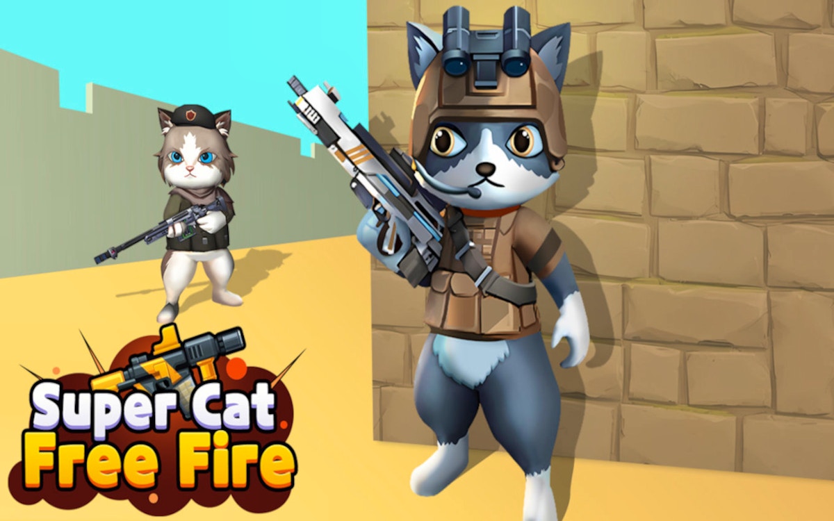 Super Cat Free Fire 🕹️ Jetzt spielen auf GamePix
