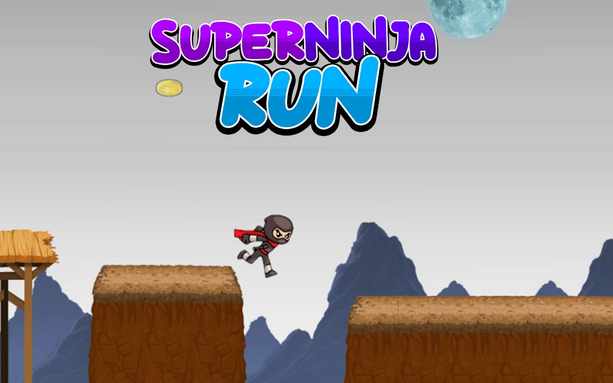 Super Ninja Run 🕹️ Joue Maintenant sur GamePix