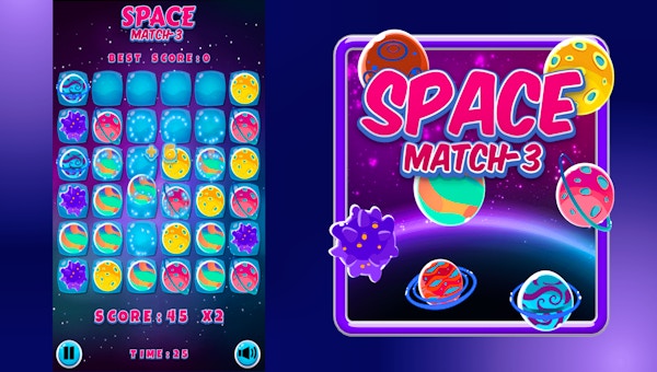 Super Space Match 3 🕹️ Play Now on GamePix
