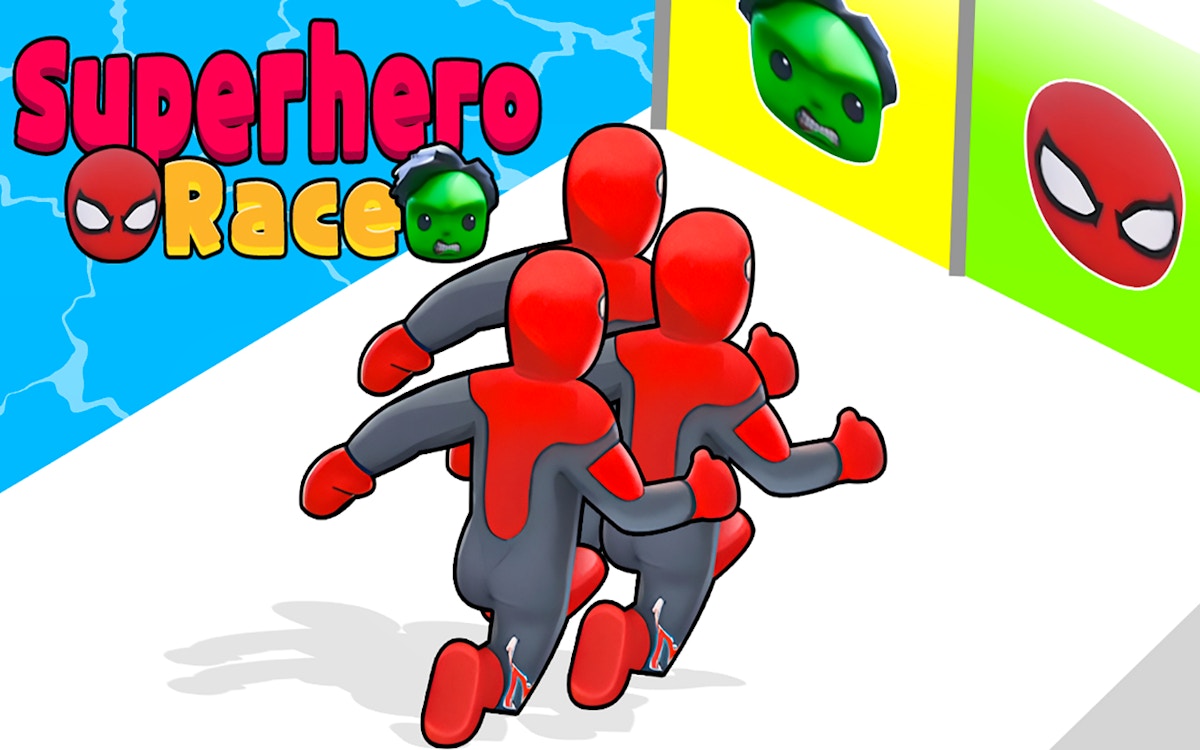 Superhero Race 🕹️ Play Now on GamePix