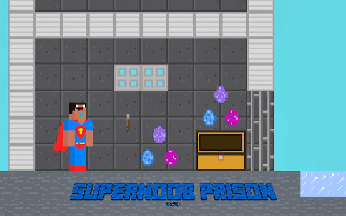 Supernoob Prison Easter 🕹️ Jetzt spielen auf GamePix