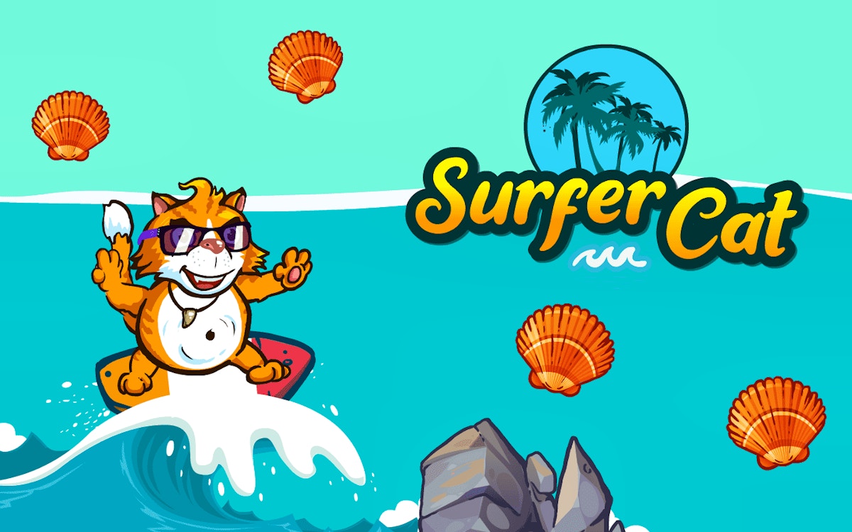 Surfer Cat 🕹️ Play Now on GamePix