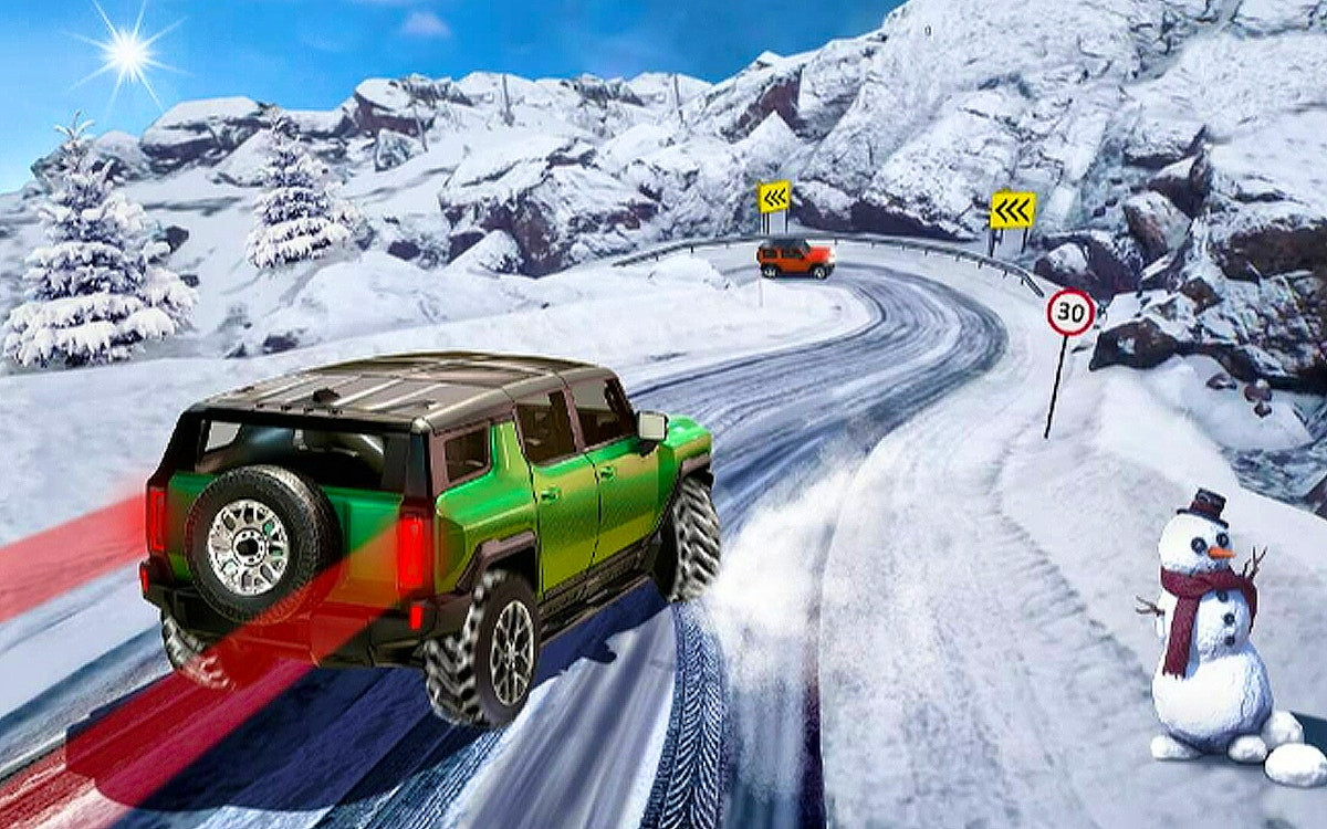 Suv Snow Driving 3d 🕹️ Play Now on GamePix