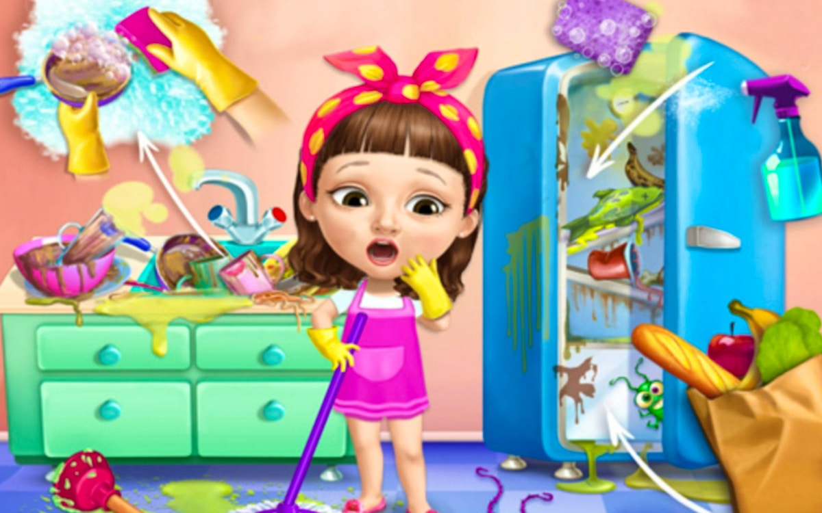 Sweet Baby Girl Cleanup Messy House 🕹️ Play Now on GamePix
