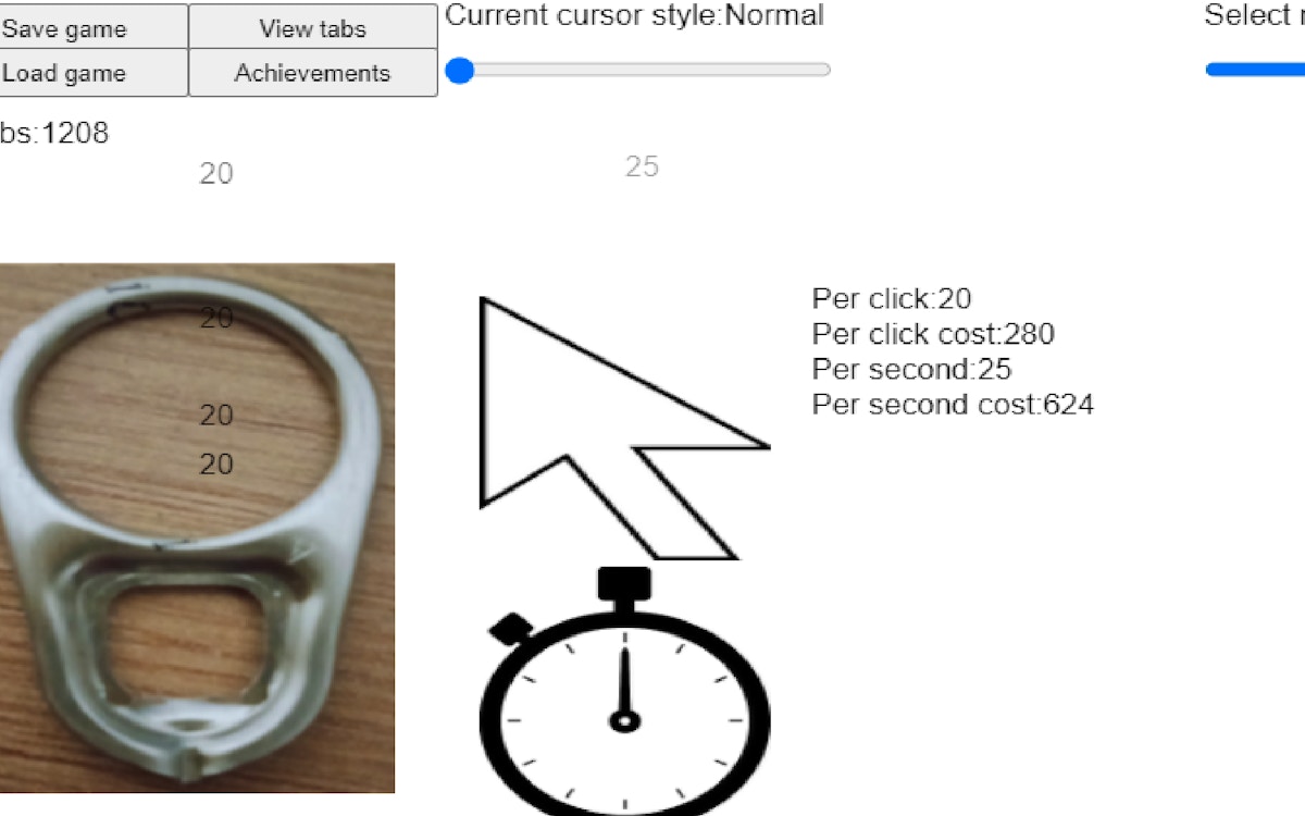 Tabs Clicker 🕹️ Play Now on GamePix