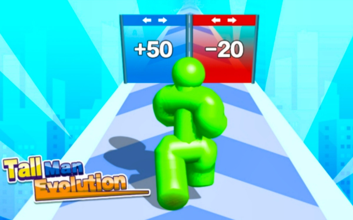 Tall Man Evolution 🕹️ Play Now on GamePix