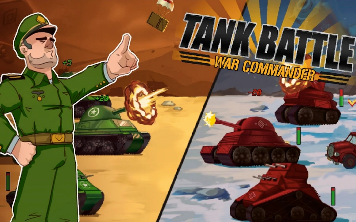 Tank Battle: War Commander 🕹️ Play Now on GamePix