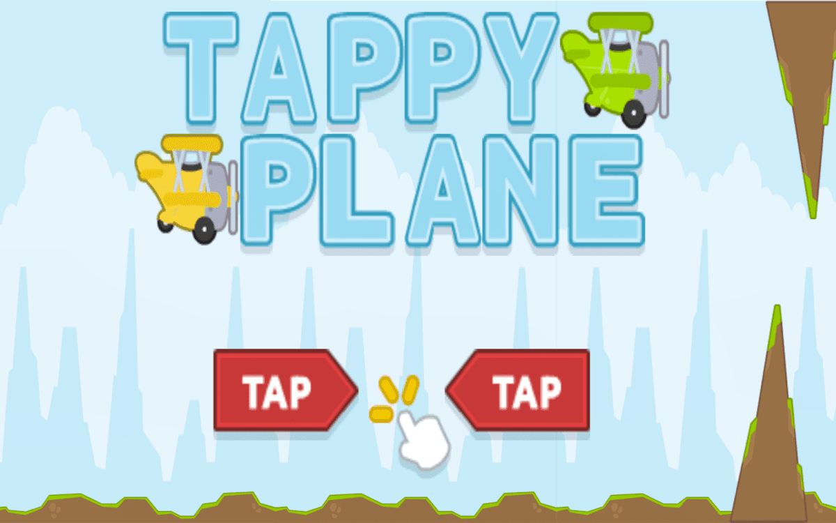 Tappy Plane 🕹️ Jetzt spielen auf GamePix