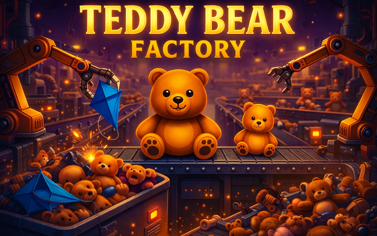 Teddy Bear Factory 🕹️ Joue Maintenant sur GamePix