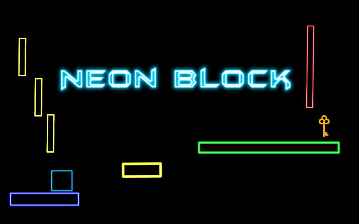 Neon Block 🕹️ Play Now on GamePix