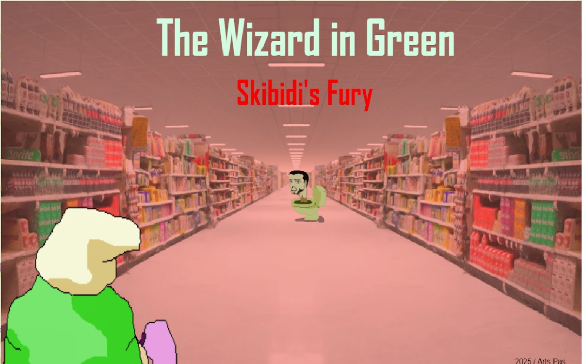 The Wizard In Green - Skibidi's Fury 🕹️ Play Now on GamePix