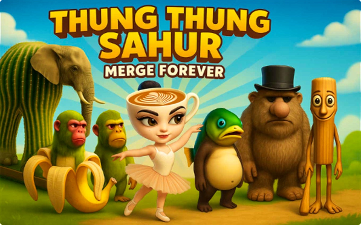 Thung Thung Sahur Merge Forever 🕹 Gioca Ora su GamePix