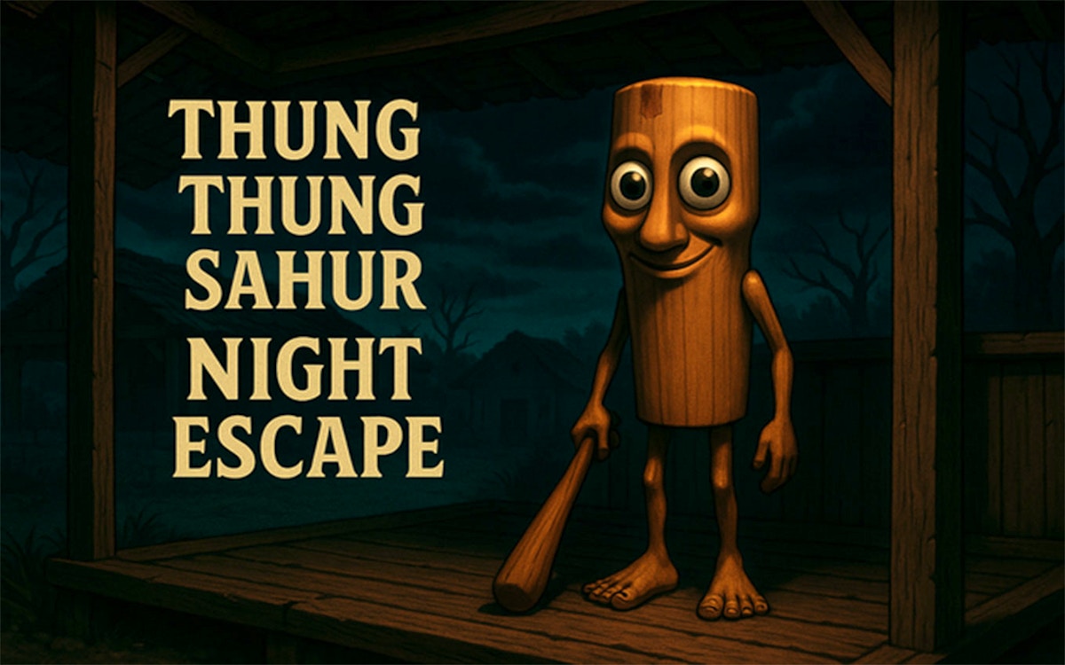 Thung Thung Sahur Night Escape 🕹️ Play Now on GamePix